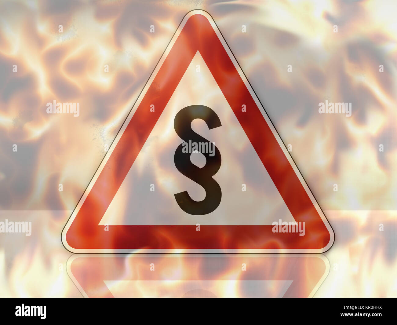german road sign german law sign Stock Photo - Alamy