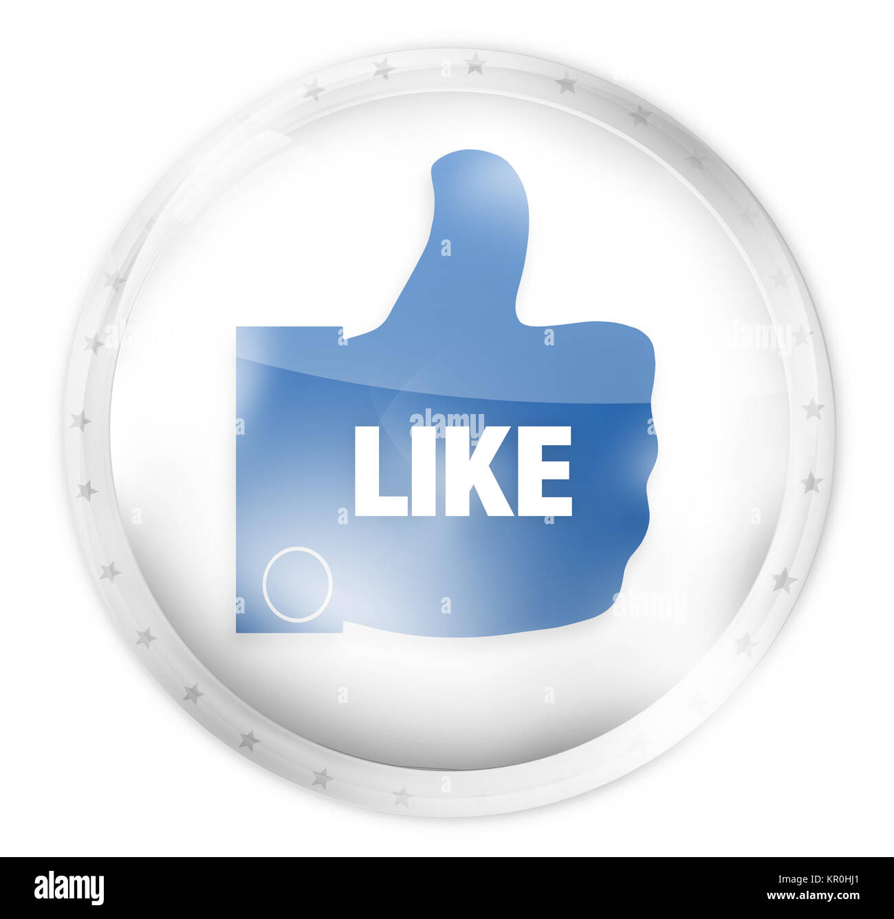 like button icon symbol Stock Photo - Alamy
