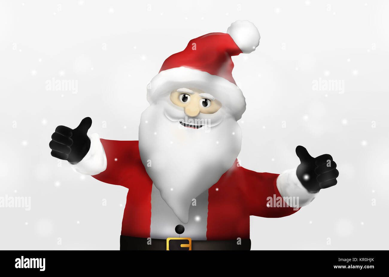 Happy Santa Claus christmas Stock Photo - Alamy