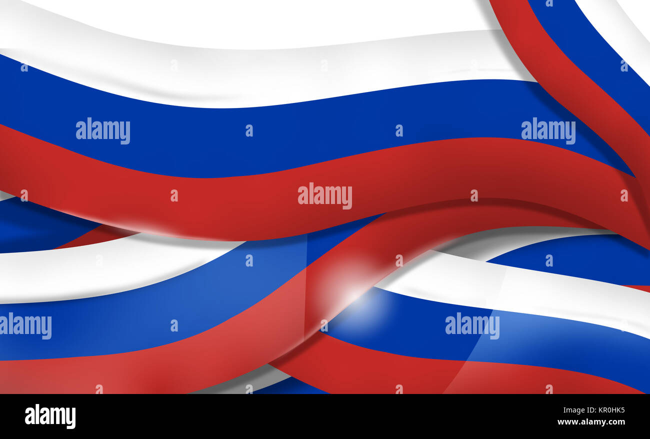banner flag of russia background Stock Photo - Alamy