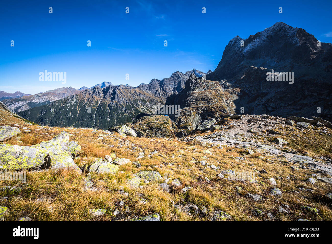 valley of five ponds in the tatra mountains,zakopane,poland Stock Photo ...