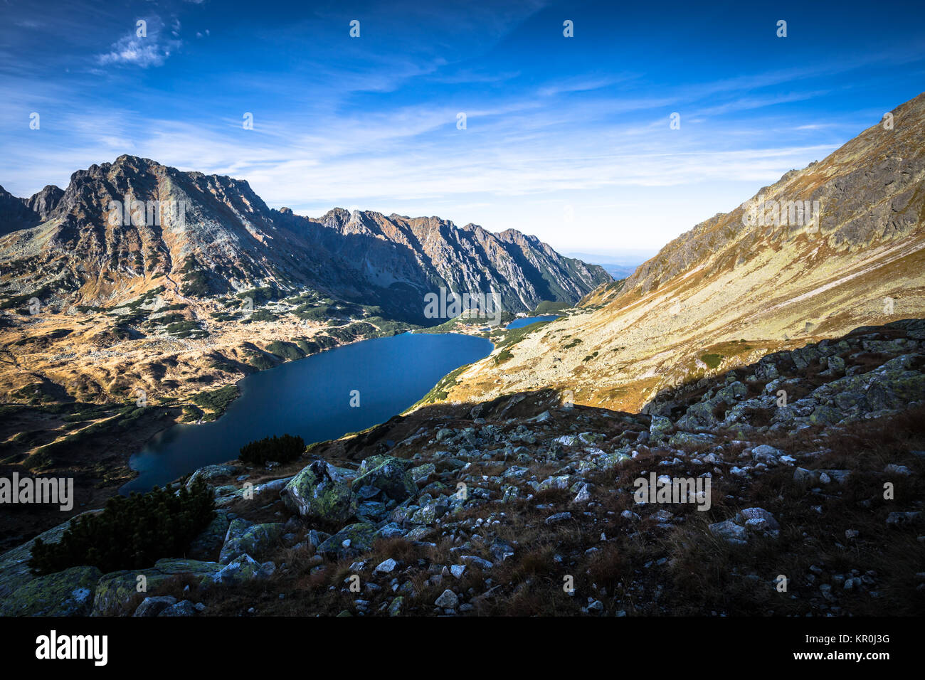 valley of five ponds in the tatra mountains,zakopane,poland Stock Photo ...