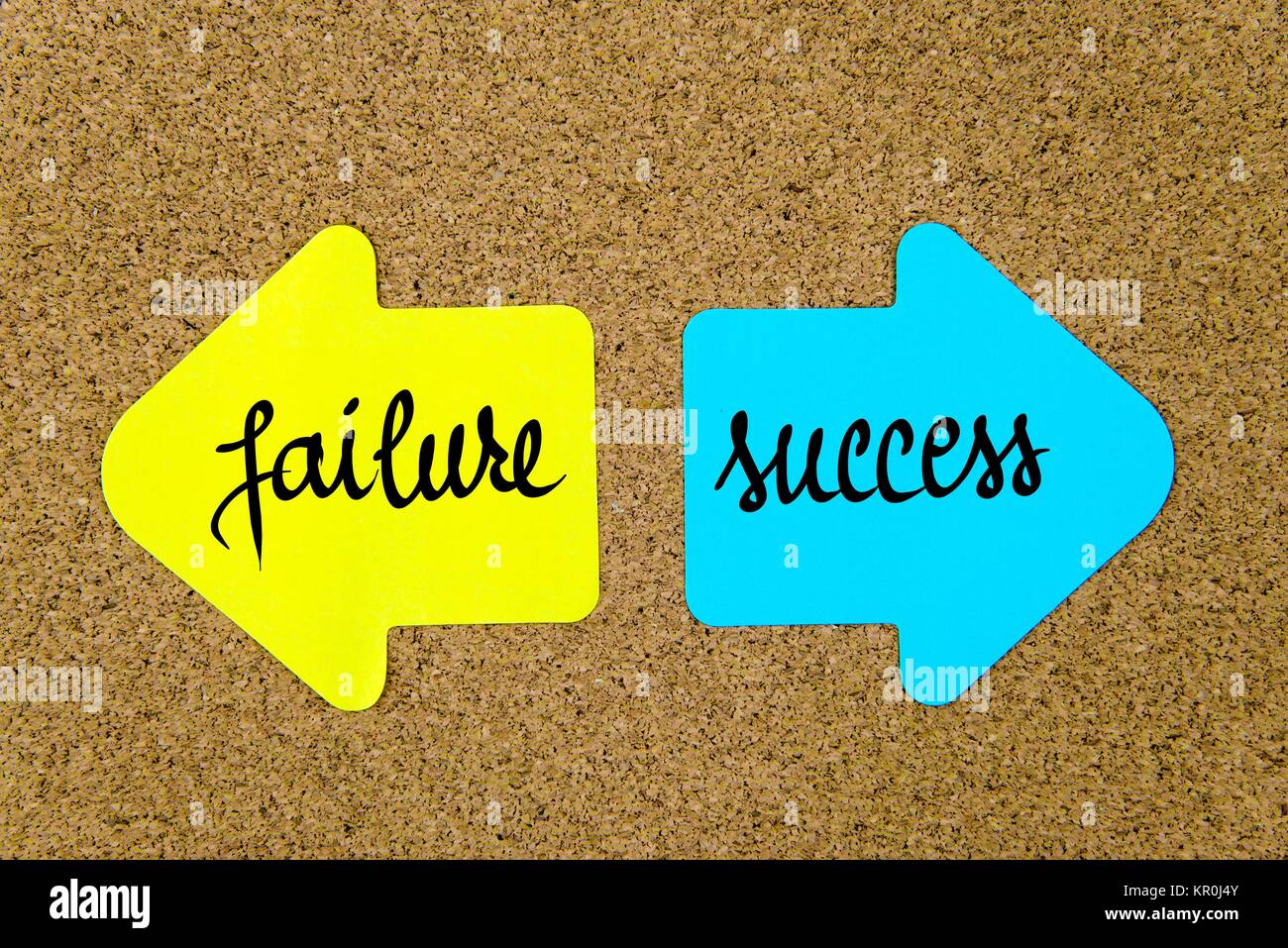 Arrows sign success failure hi-res stock photography and images - Alamy