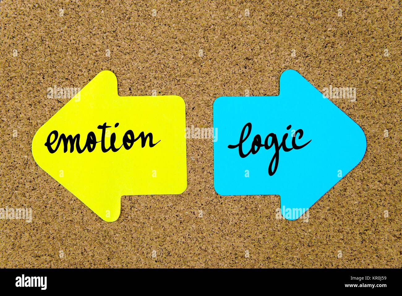 Message Emotion versus Logic Stock Photo - Alamy Message Emotion versus Logic Stock Photo - Alamy