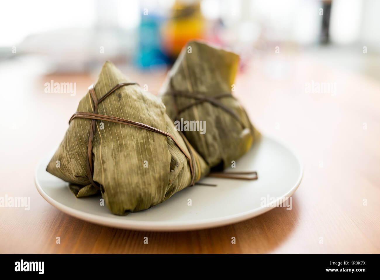 Steamed rice dumpling Stock Photo - Alamy
