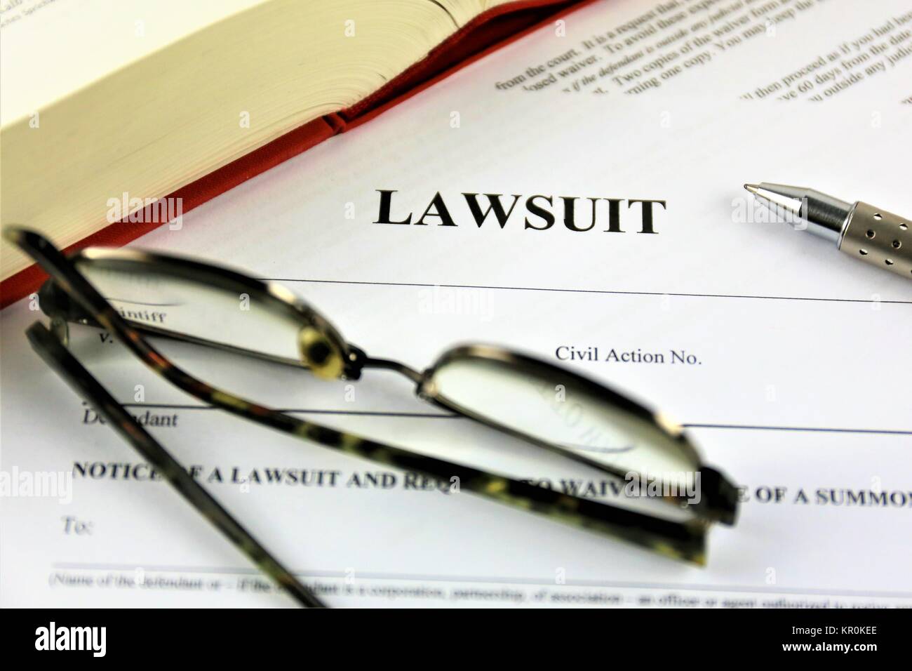 An concept Image of a lawsuit Stock Photo - Alamy