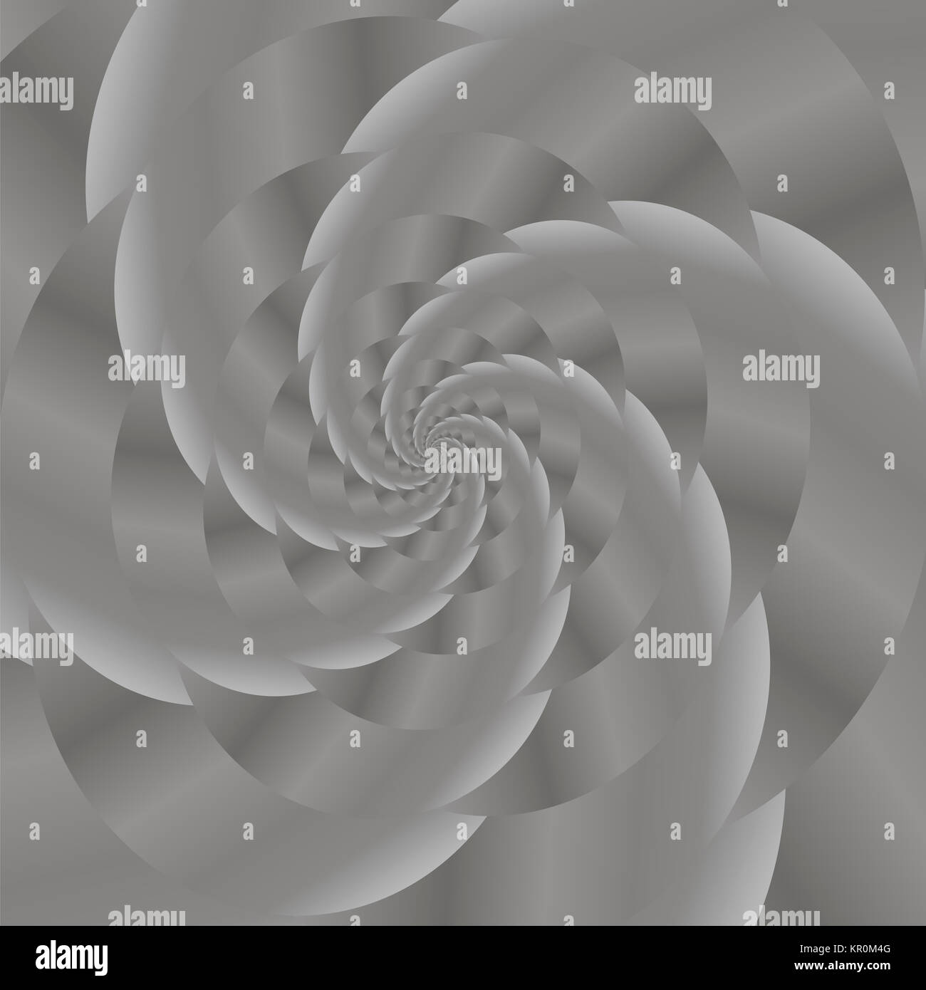 Grey Spiral Background. Fractal Pattern Stock Photo - Alamy
