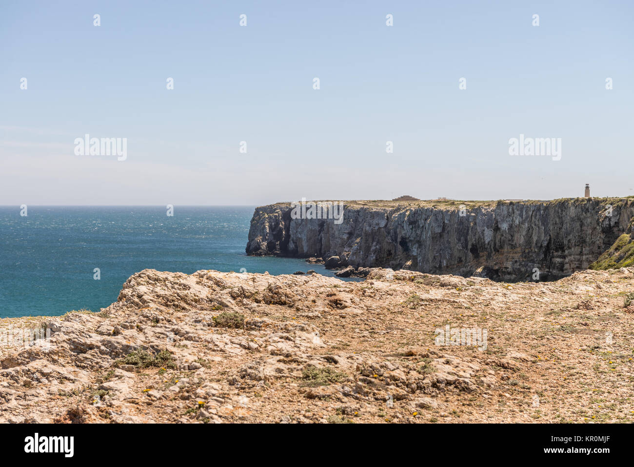 Coastline and beach in Sagres, Algarve, Portugal Stock Photo - Alamy