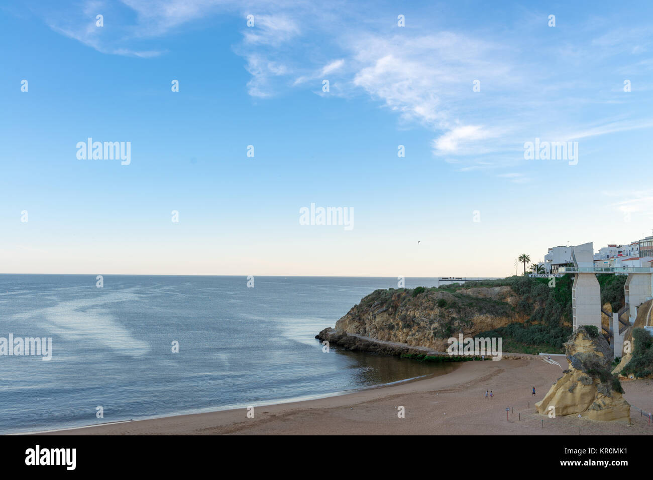 Beach of Albufeira City in Algarve, Portugal Stock Photo - Alamy