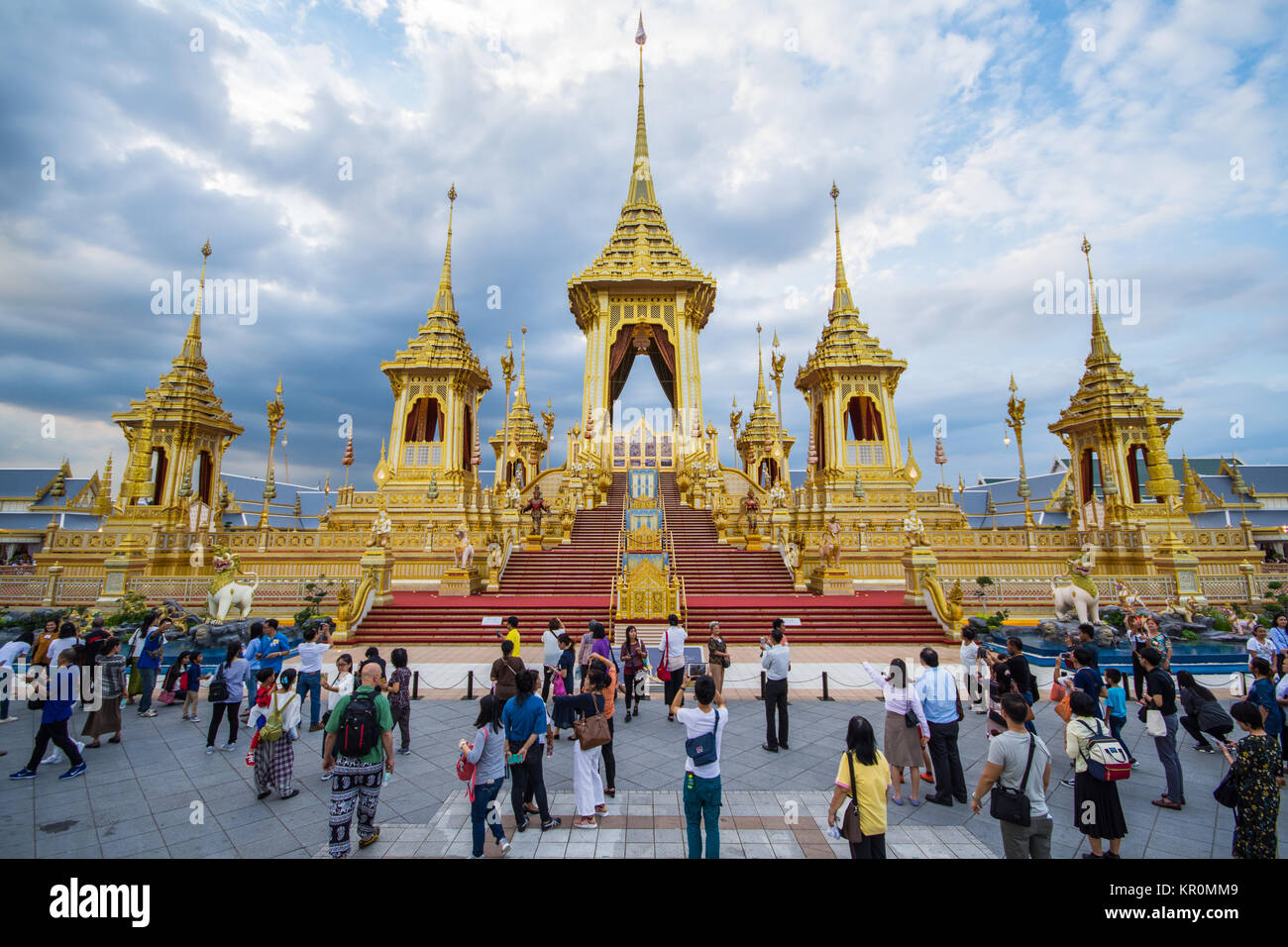 Bangkok, Thailand - December 4, 2017: Exhibition of King Rama IX Royal ...