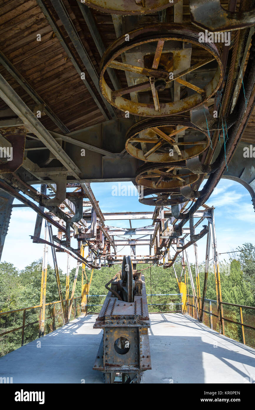 Old Historic mining rail cart from cement mine Charters Towers Stock ...