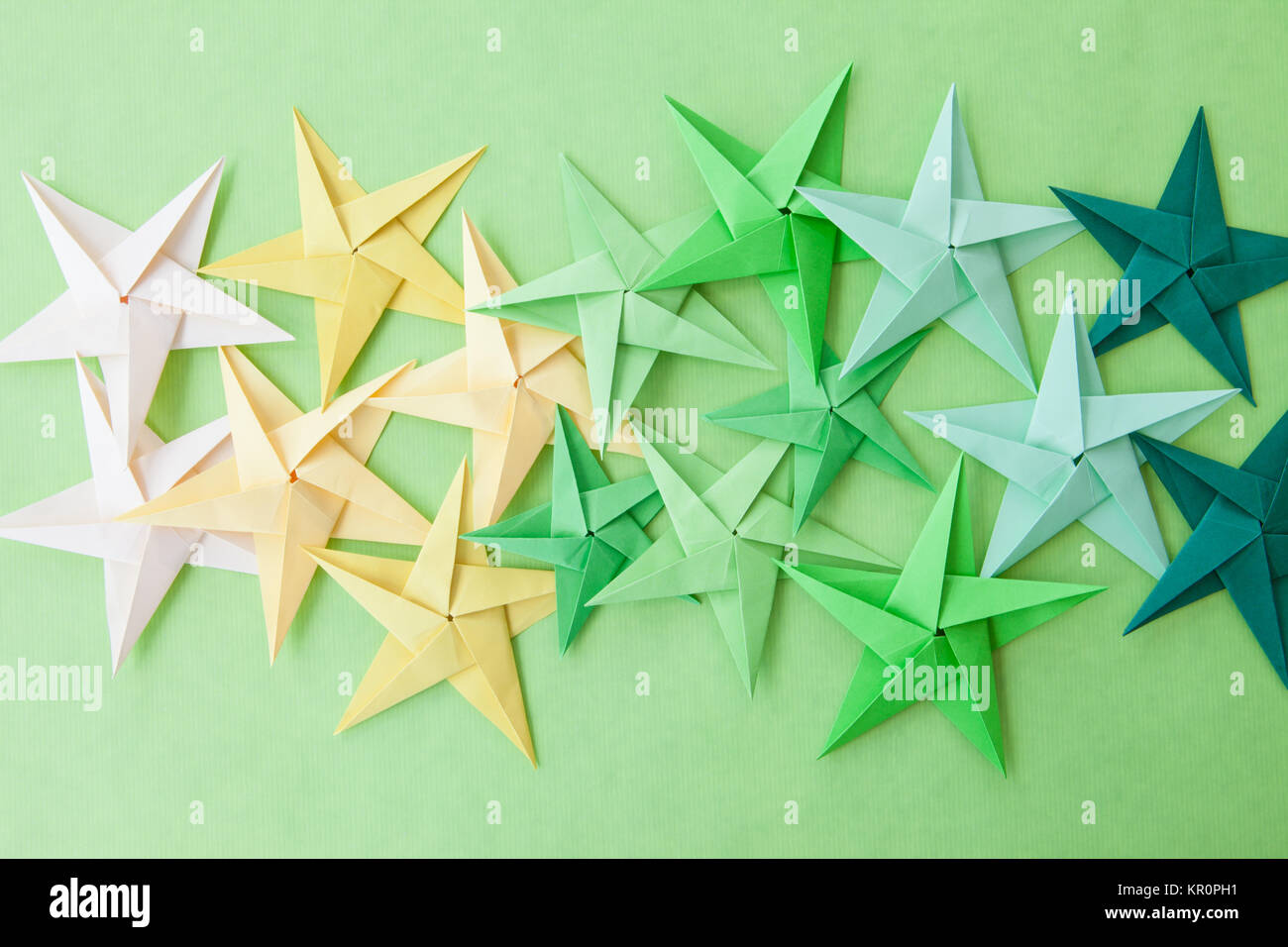 colorful origami stars Stock Photo - Alamy