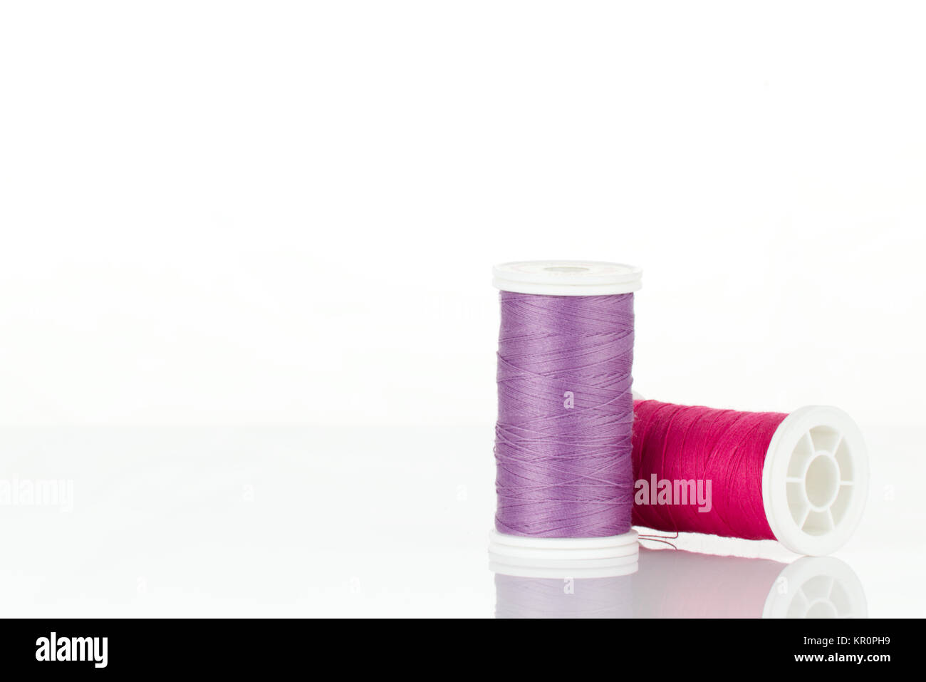 Pink cotton reel Cut Out Stock Images & Pictures - Alamy