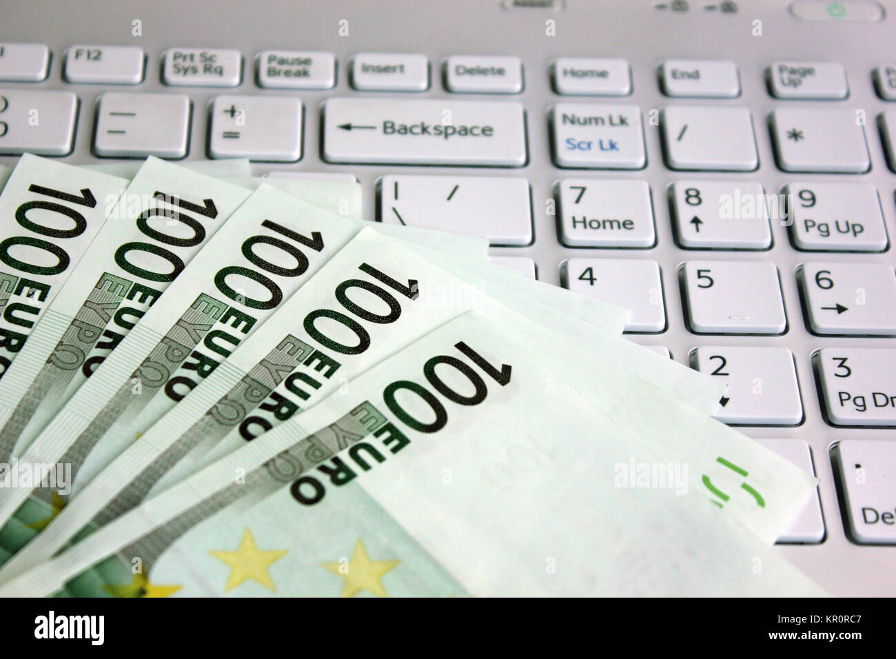 Euro and computer Stock Photo - Alamy
