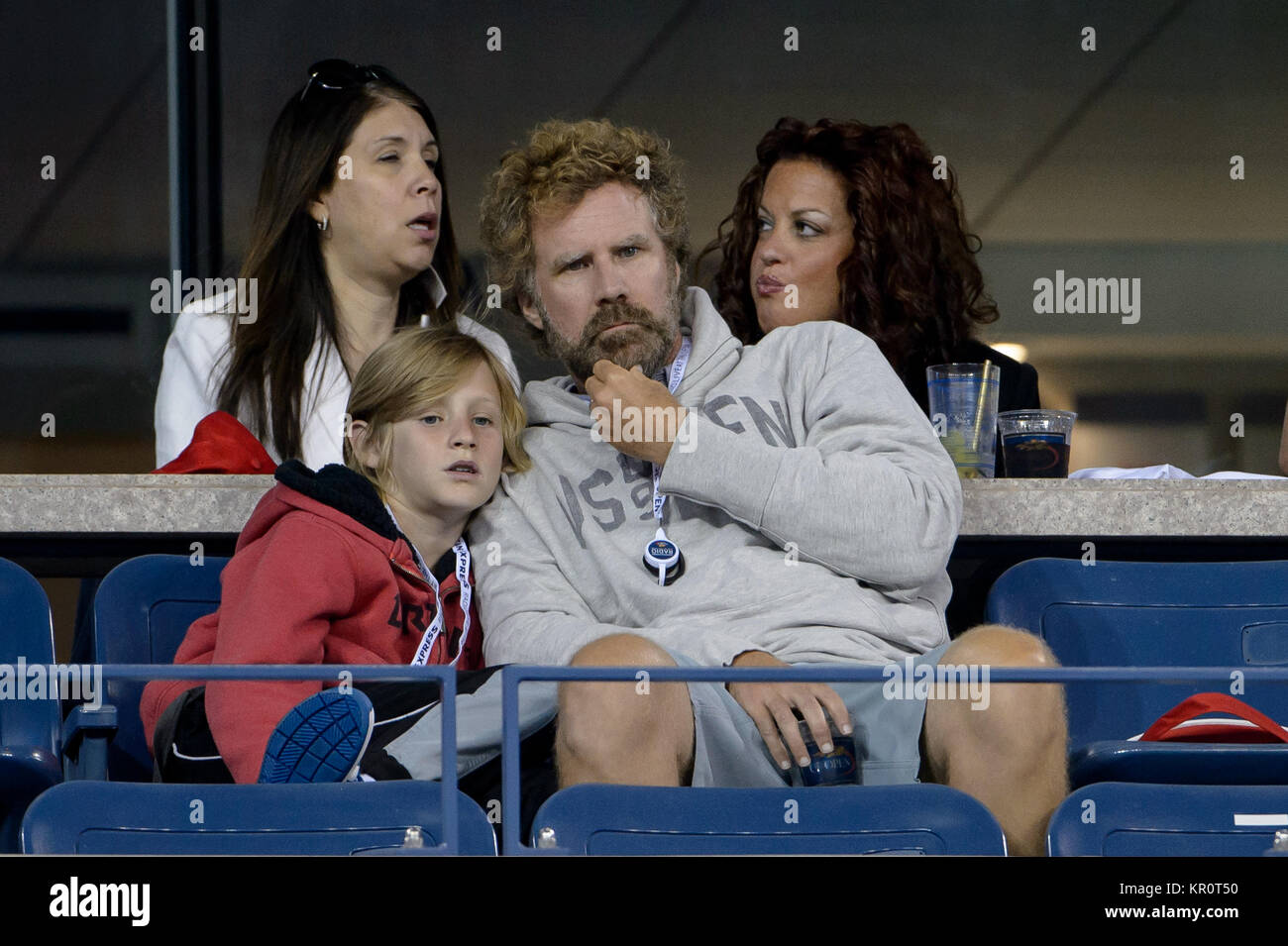 FLUSHING NY- AUGUST 29: Magnus Ferrell, Will Ferrell, Day Five of the ...