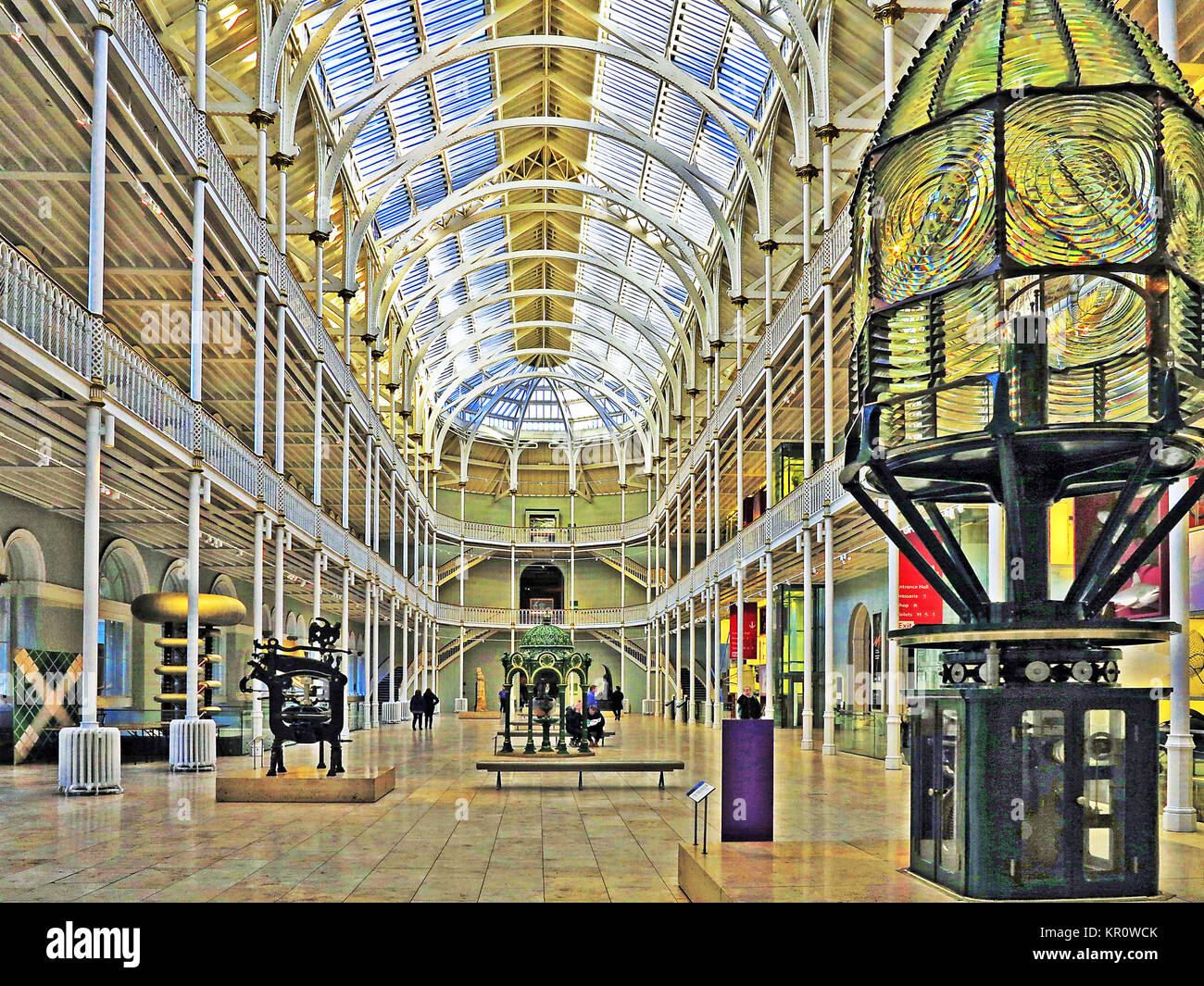 Inside the National Museum of Scotland in Edinburgh, UK Stock Photo - Alamy