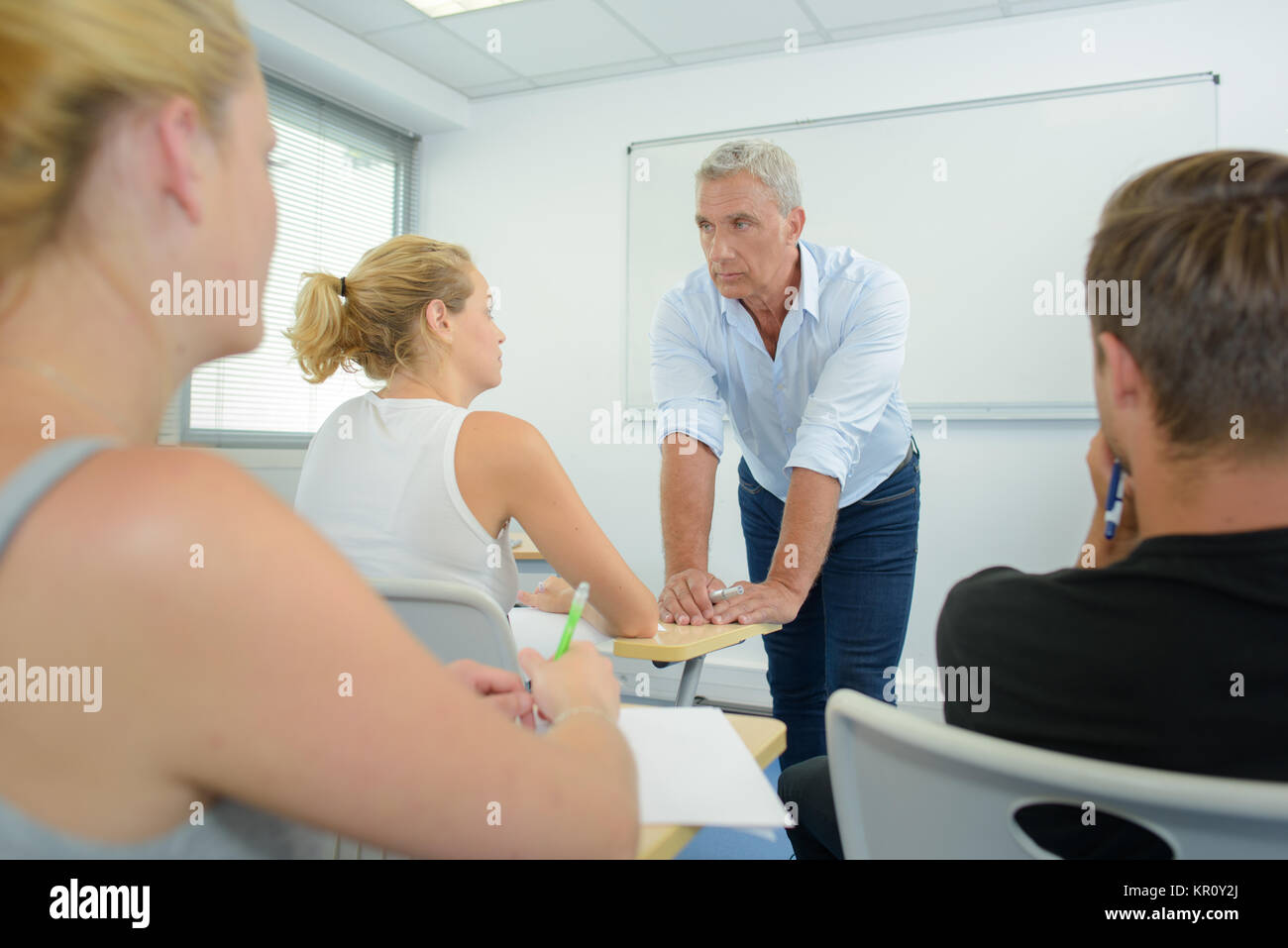 Men classroom hi-res stock photography and images - Alamy