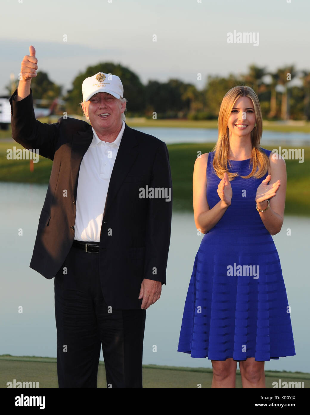 DORAL, FL - MARCH 9: Donald Trump Ivanka Trump during the final round ...