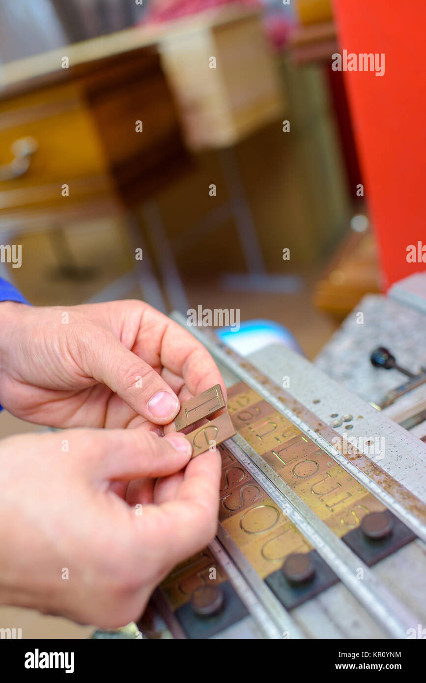 Letter plates hi-res stock photography and images - Alamy