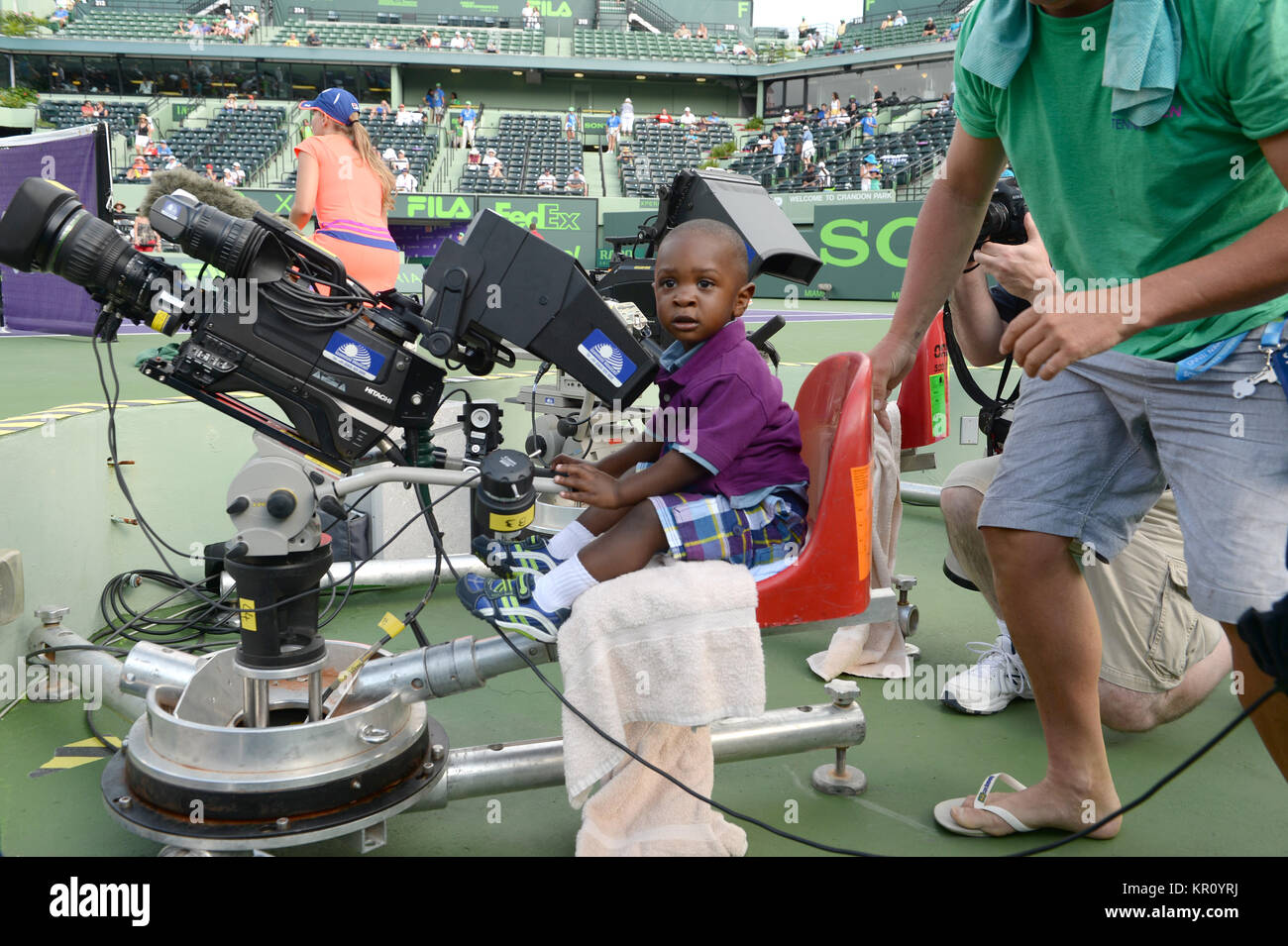 KEY BISCAYNE, FL - MARCH 20: Richard Williams, the father of Olympians ...