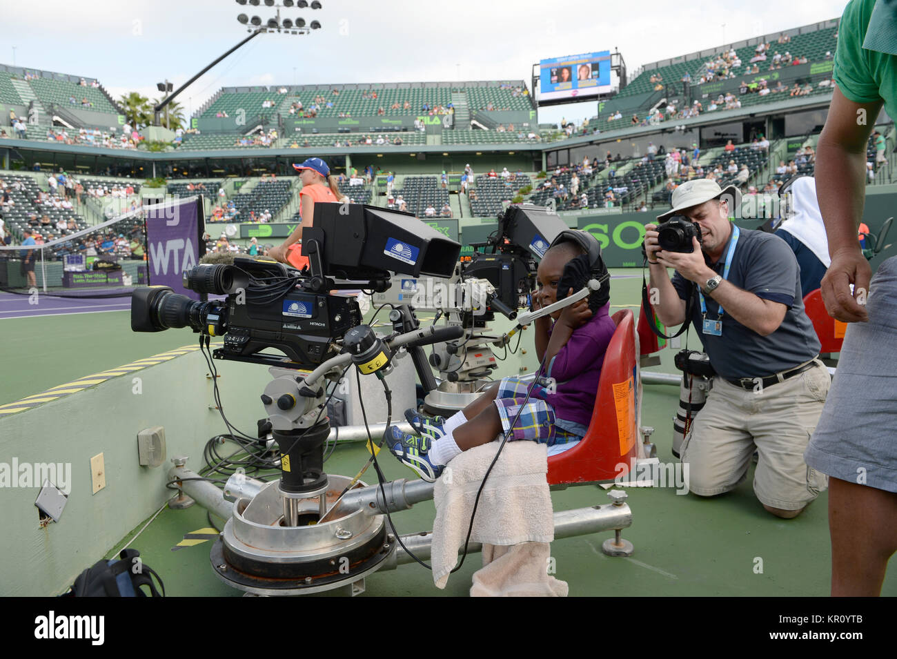 KEY BISCAYNE, FL - MARCH 20: Richard Williams, the father of Olympians ...
