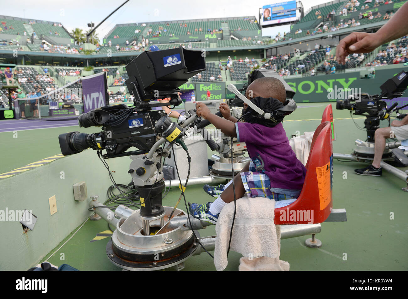 KEY BISCAYNE, FL - MARCH 20: Richard Williams, the father of Olympians ...