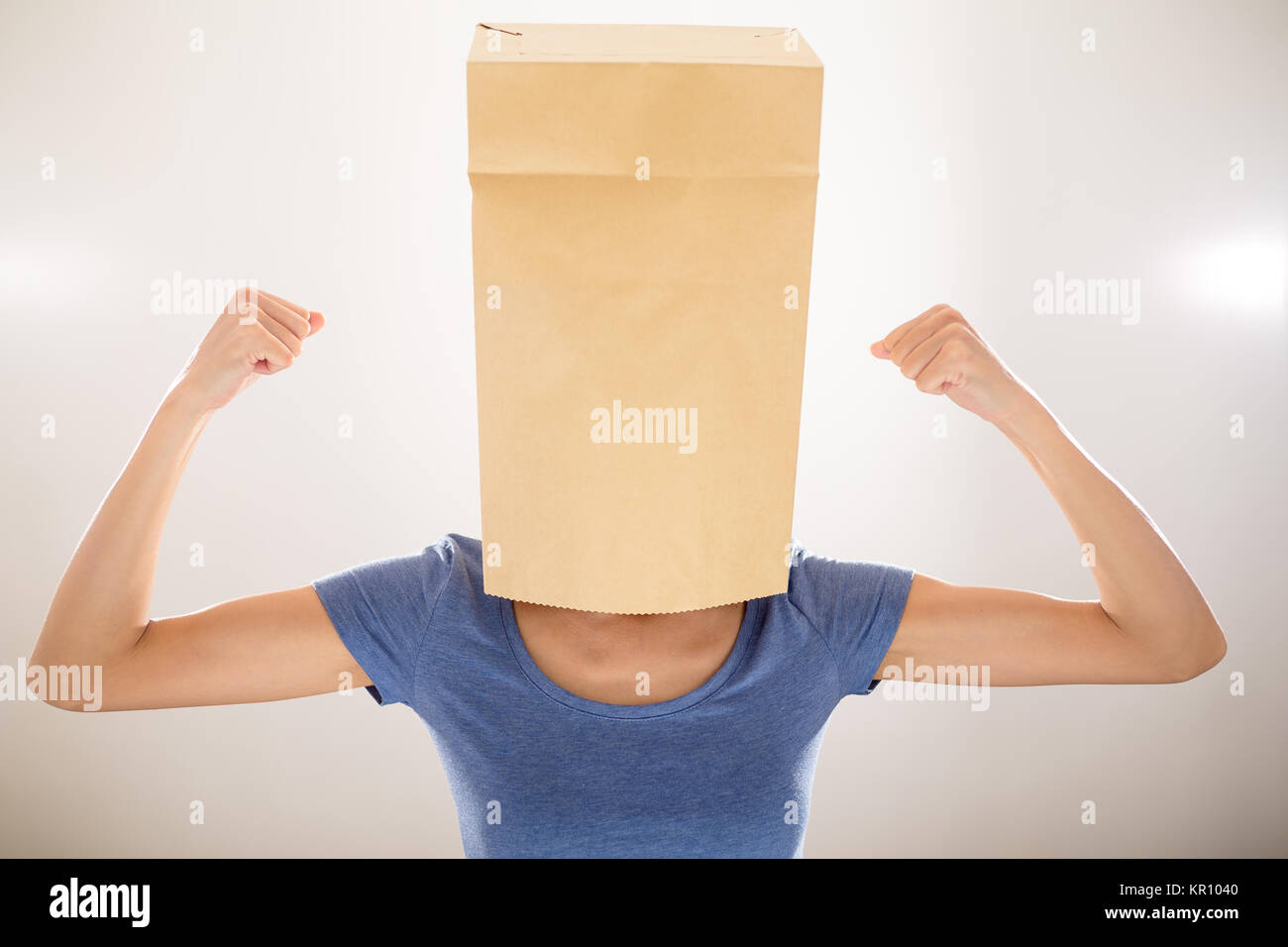 Woman Paper Bag Over Head High Resolution Stock Photography and Images ...
