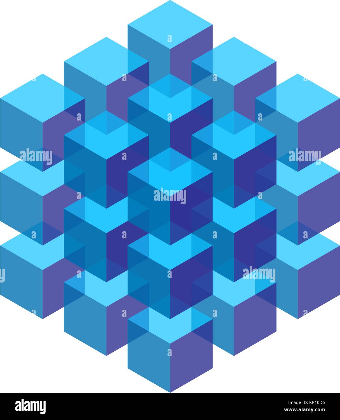 Transparent cubes not ice Stock Vector Images - Alamy