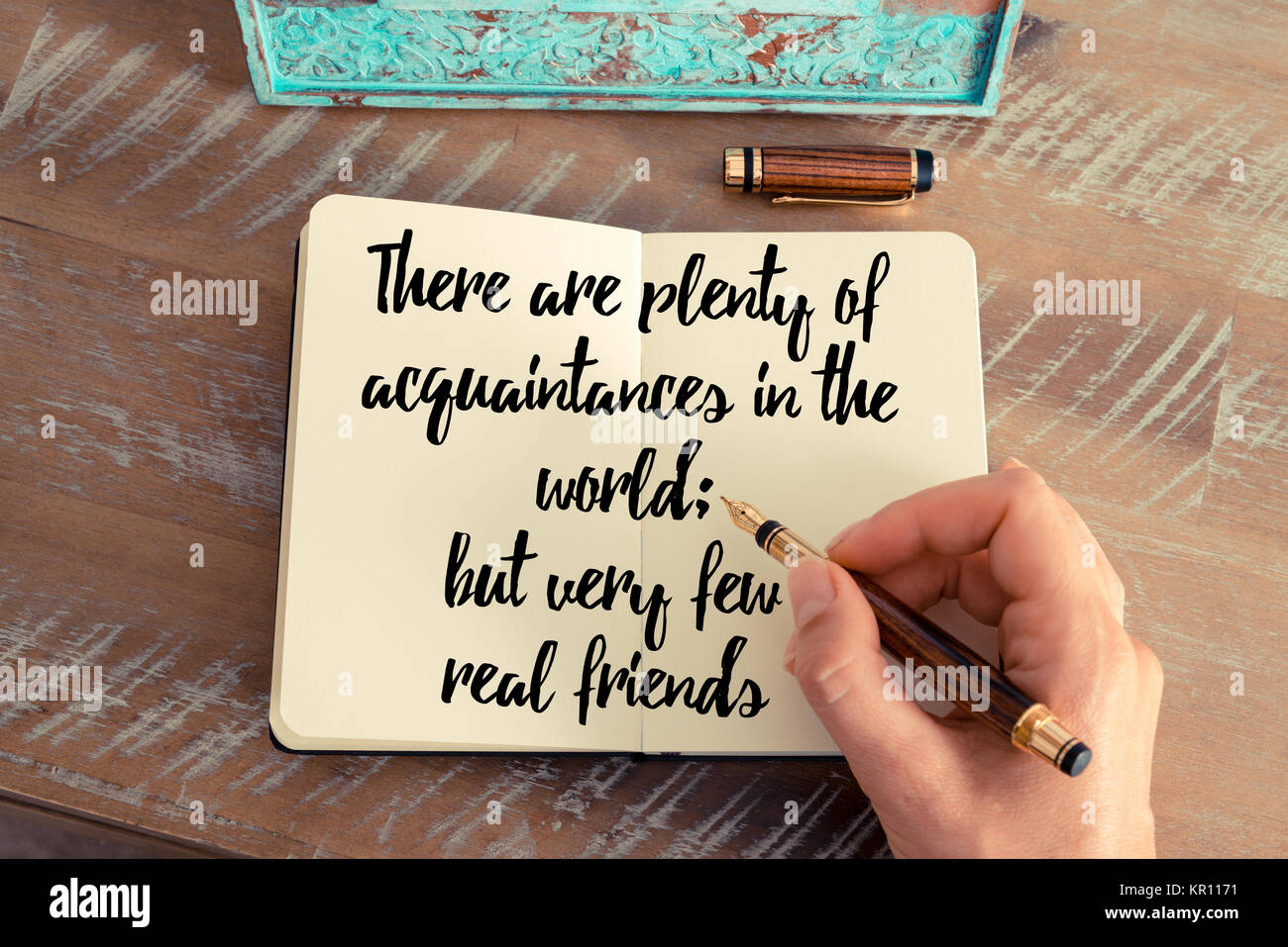 Handwritten quote as inspirational concept image Stock Photo - Alamy