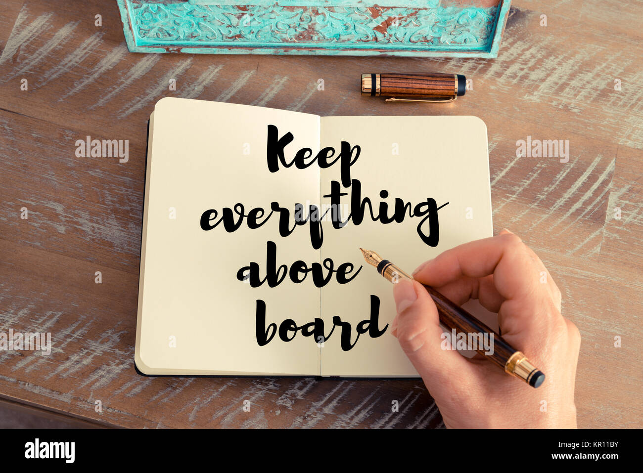 Handwritten quote as inspirational concept image Stock Photo - Alamy