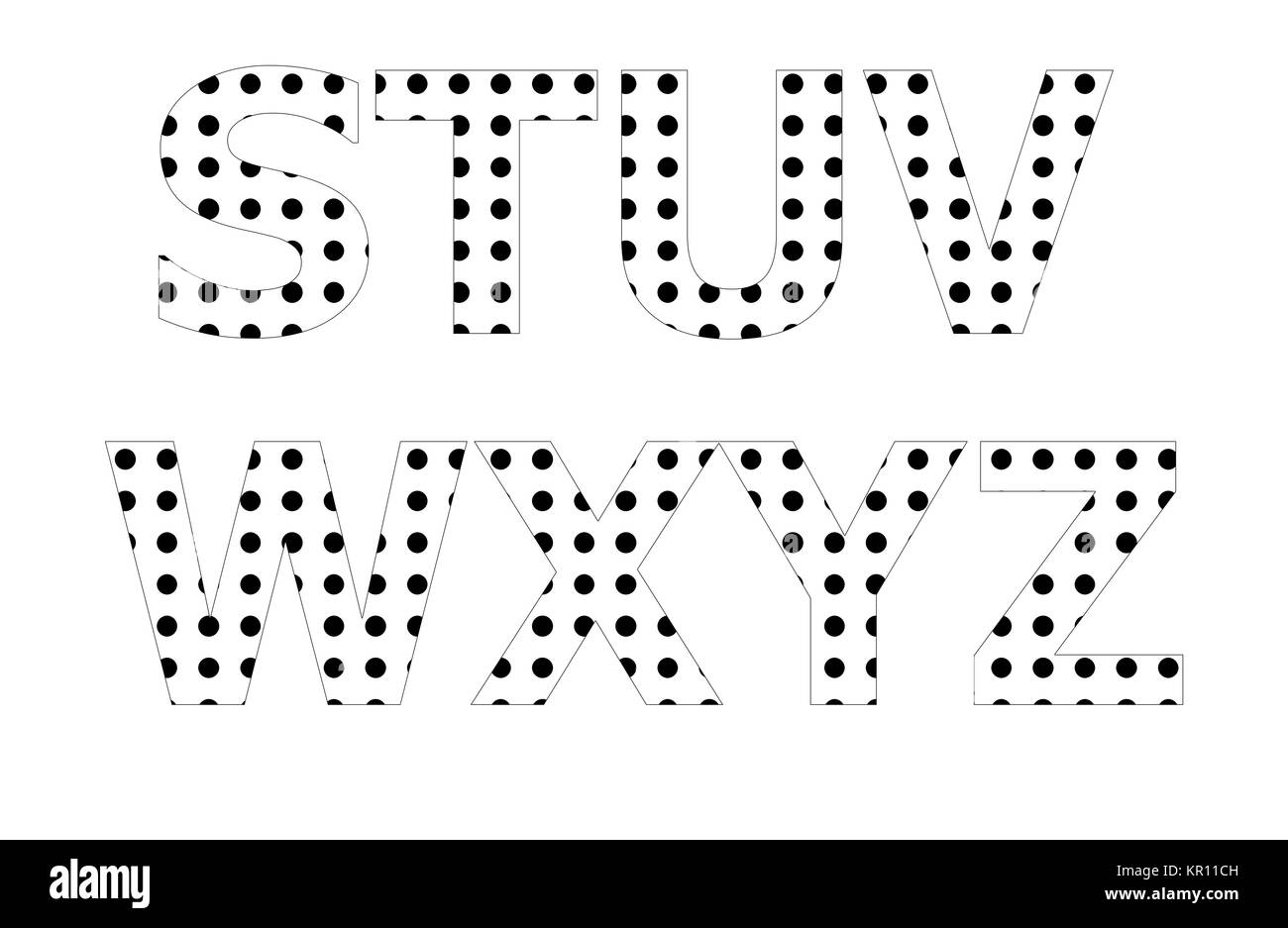 English alphabet Black and White Stock Photos & Images - Alamy