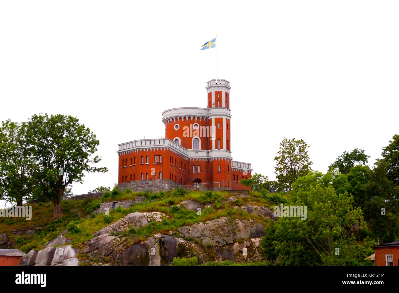 castle on kastellholmen Stock Photo - Alamy