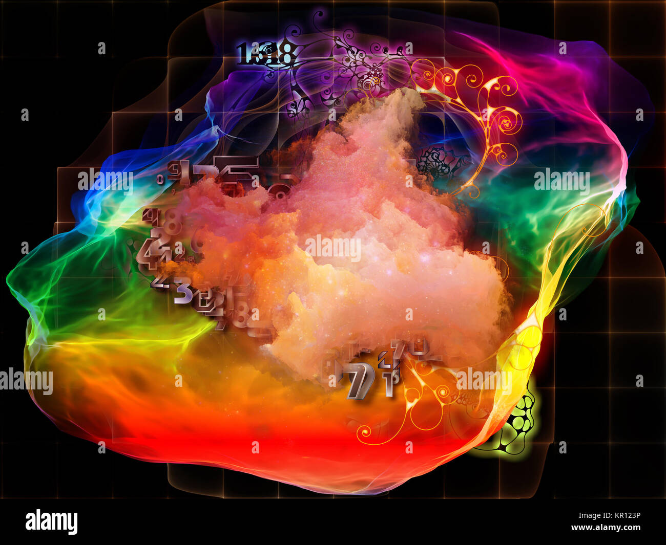 Advance of Math Visualization Stock Photo - Alamy