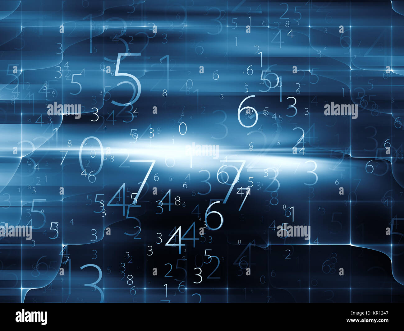 Number visualization hi-res stock photography and images - Alamy