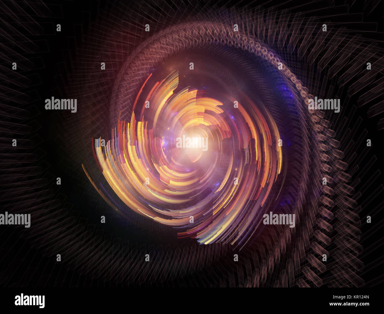 Virtual Glow Forms Stock Photo - Alamy