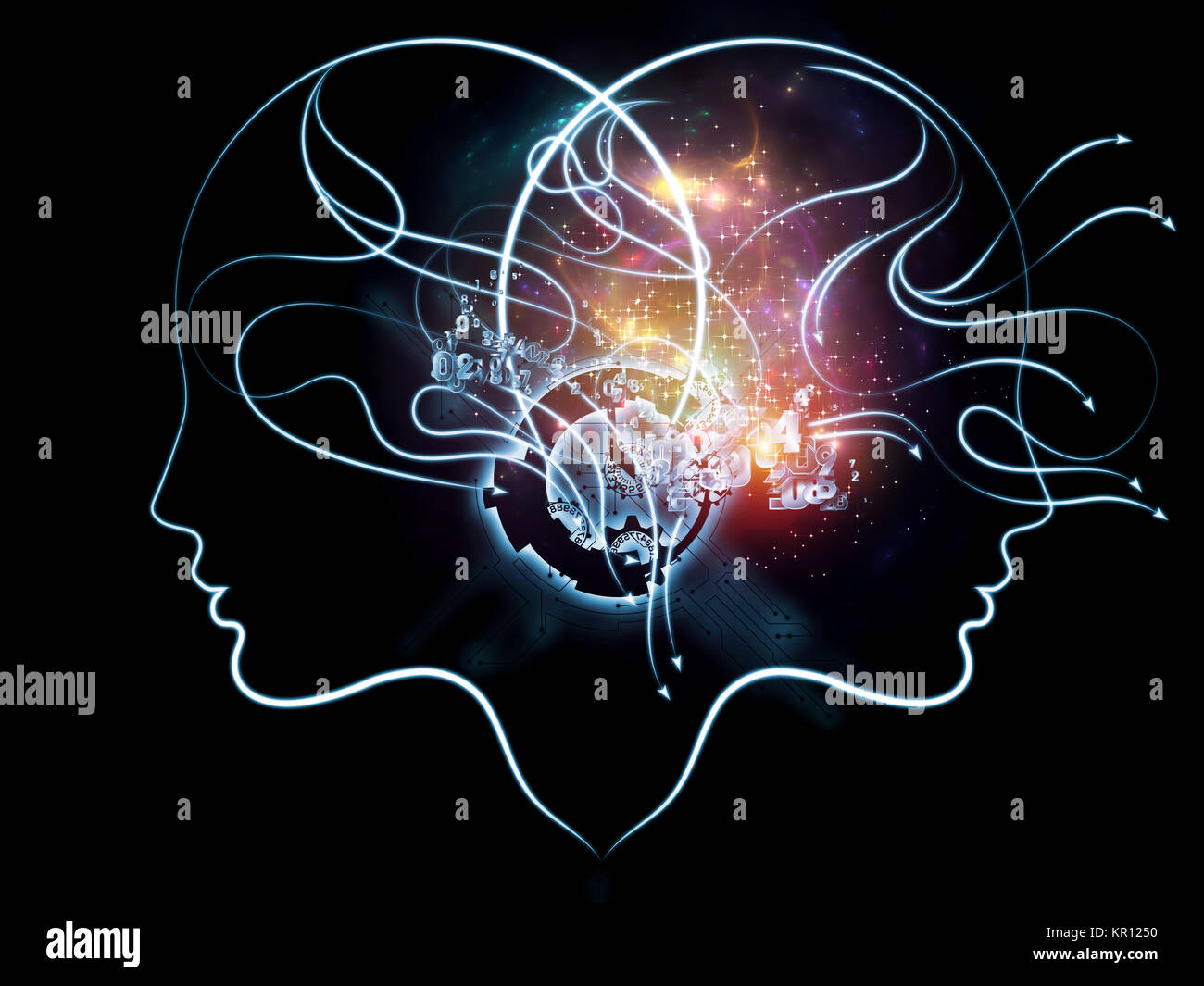 In Search of Mind Stock Photo - Alamy