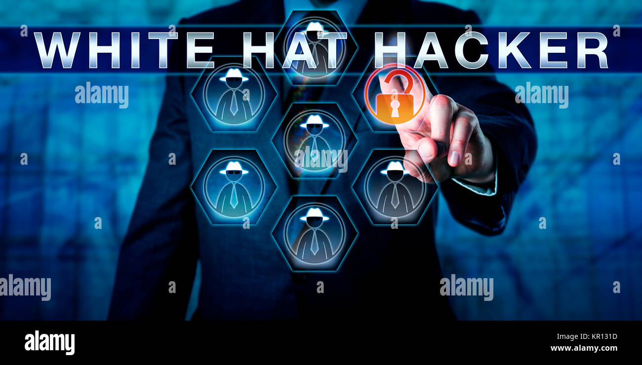 White hat hacker hi-res stock photography and images - Alamy