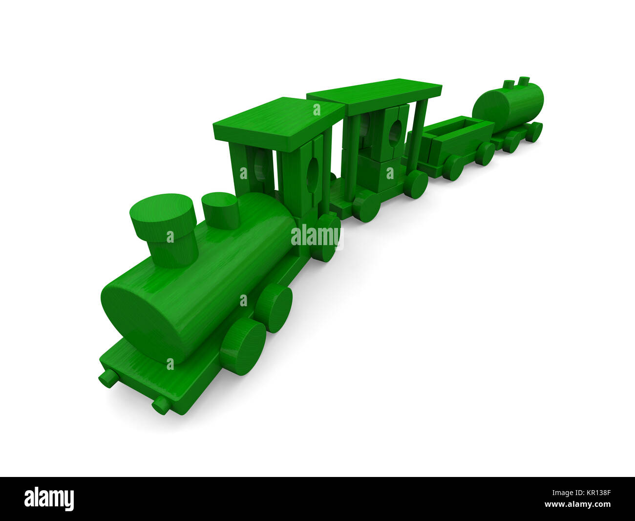Toy train railway Cut Out Stock Images & Pictures - Alamy