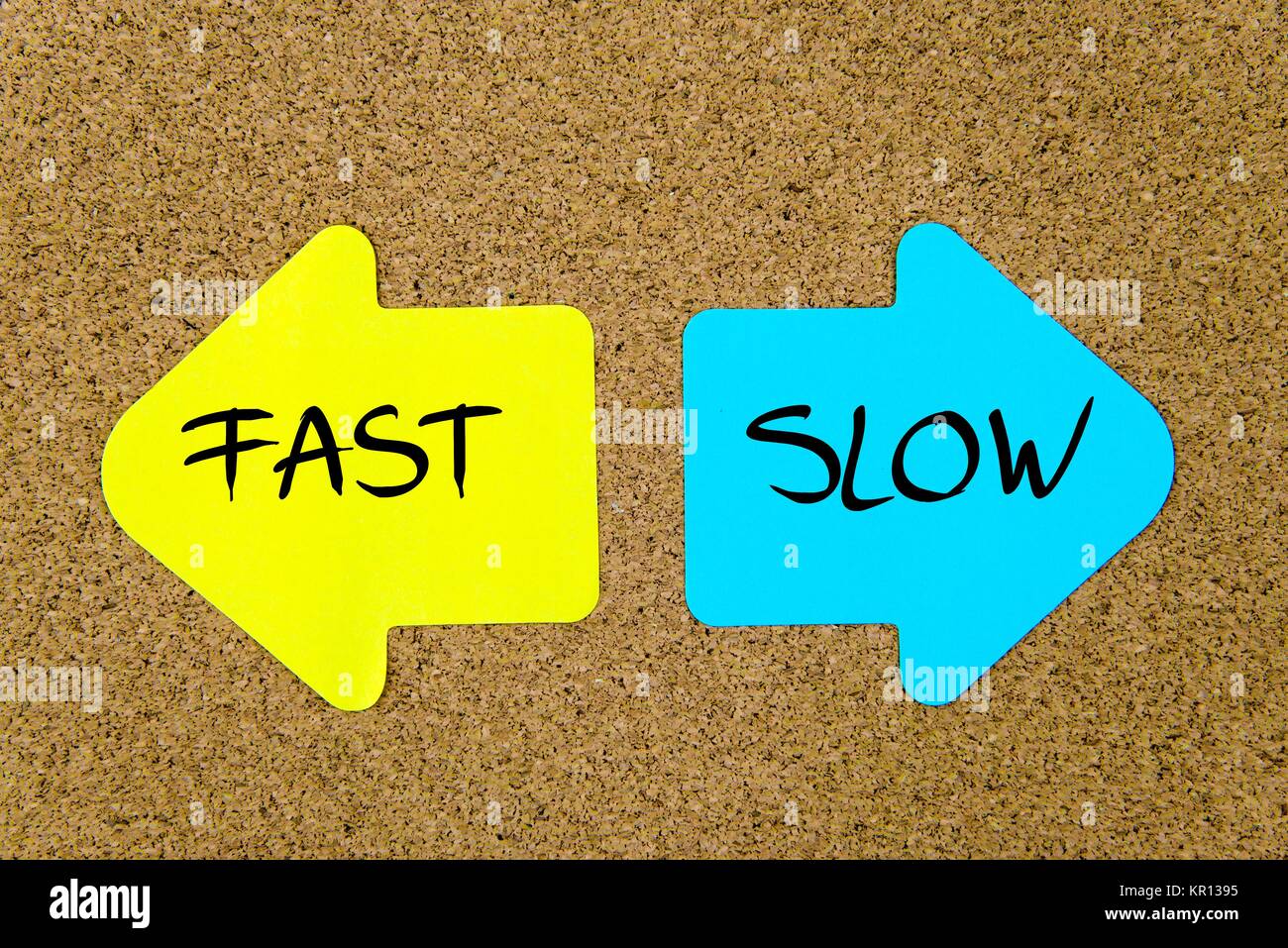Message Fast versus Slow Stock Photo - Alamy