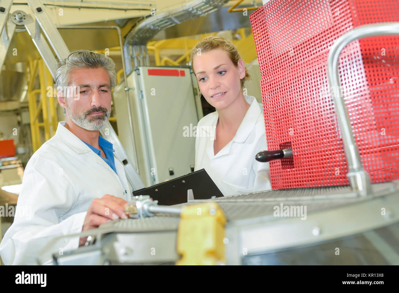 Technician taking machine reading hi-res stock photography and images ...
