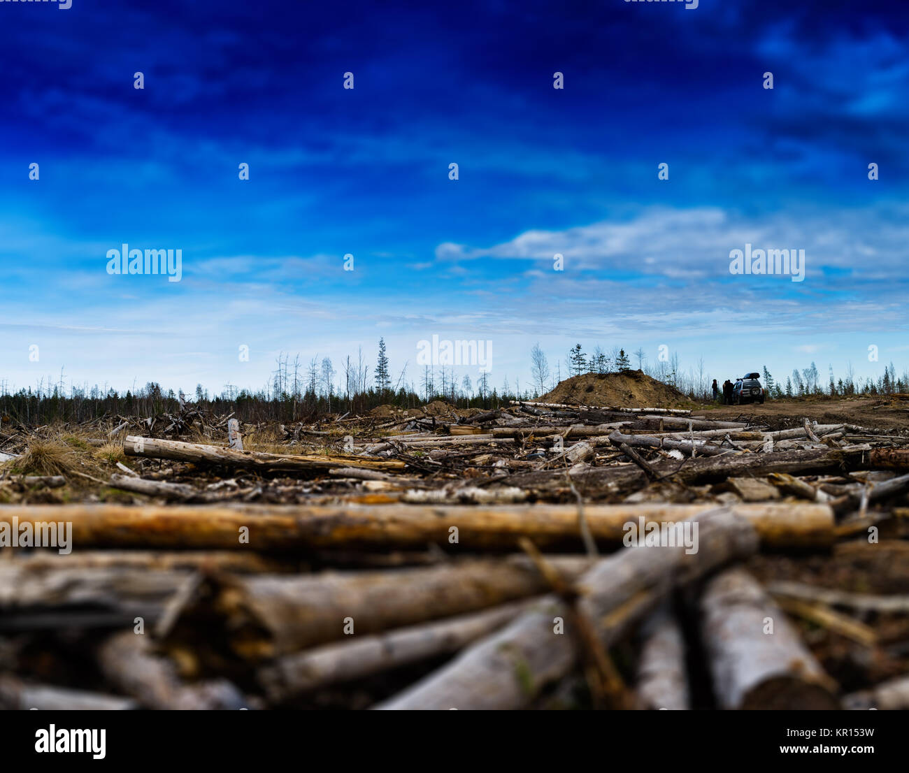 Horizontal vivid toy landscape travellers bokeh Stock Photo - Alamy