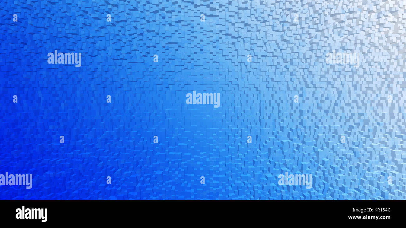 Horizontal blue white gradient cubes business presentation abstr Stock ...