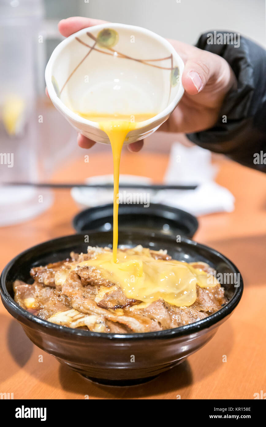 Japanese gyodon restaurant hi-res stock photography and images - Alamy