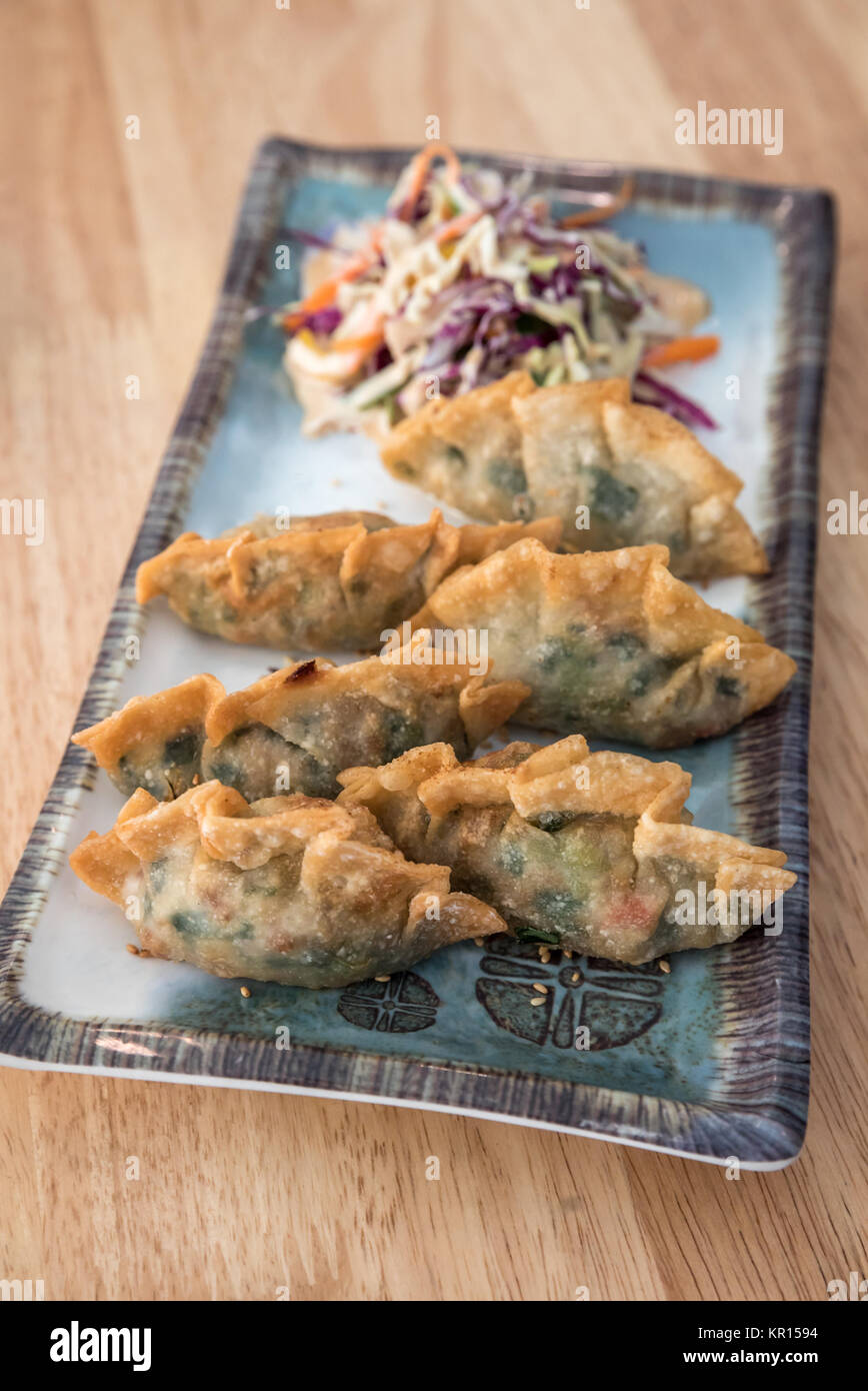 Korean Style Gyoza Stock Photo - Alamy