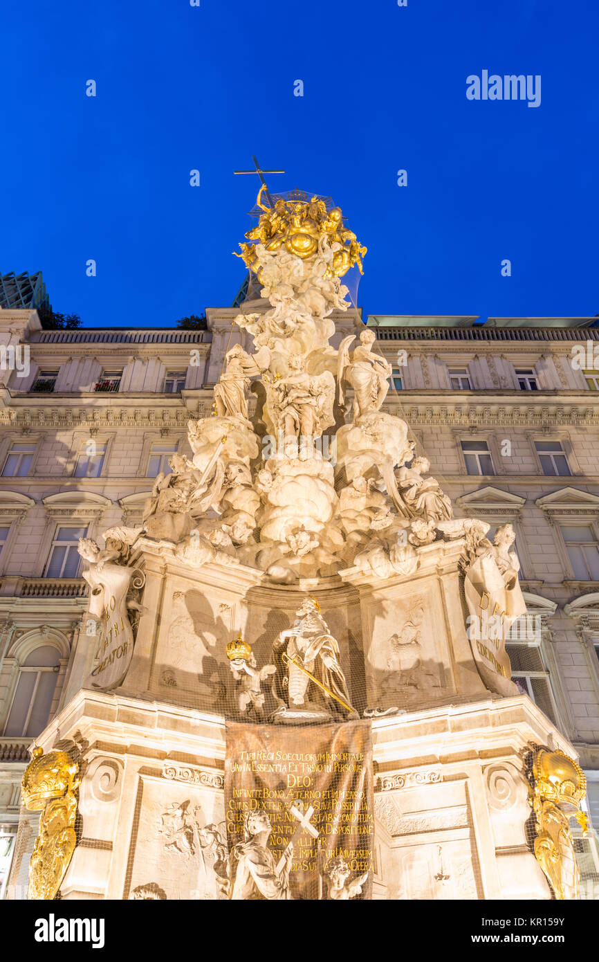 Vienna, Austria Plague Monument Stock Photo - Alamy