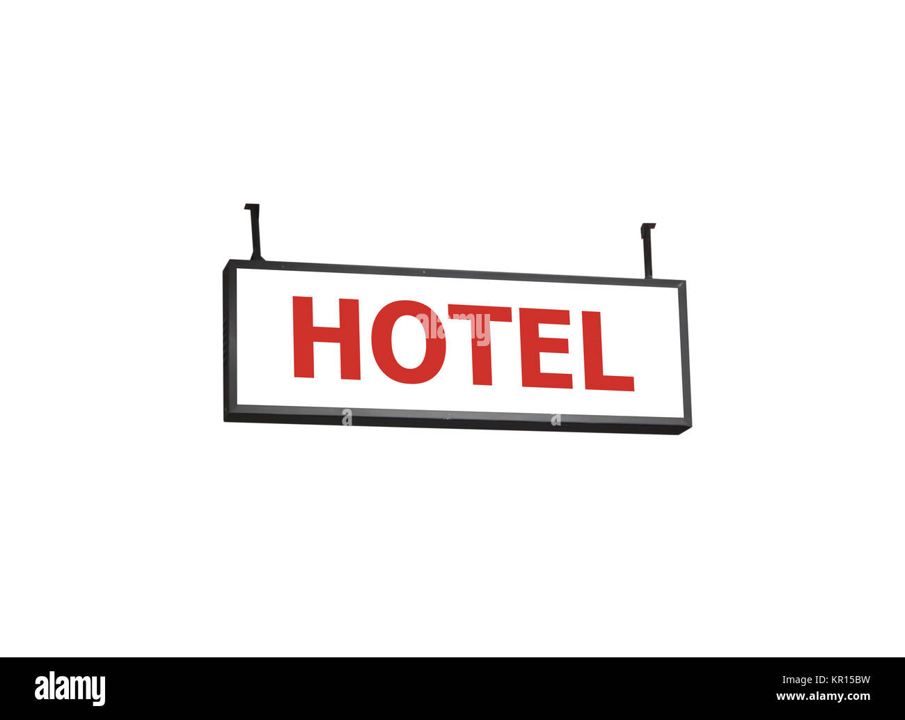 Message on gate Cut Out Stock Images & Pictures - Alamy