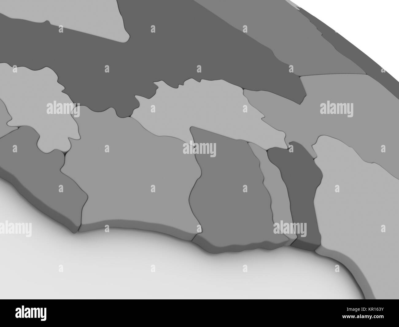 Ivory coast on world Black and White Stock Photos & Images - Alamy