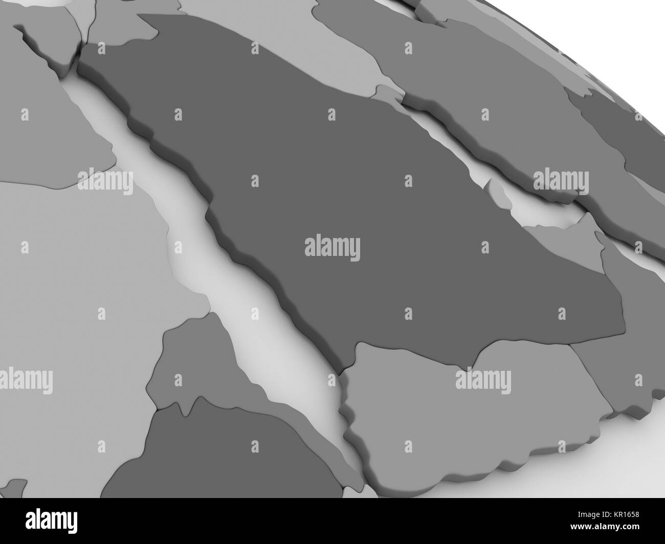 Arab world map Black and White Stock Photos & Images - Alamy