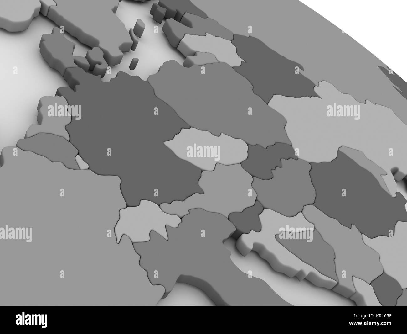 Central european countries Black and White Stock Photos & Images - Alamy