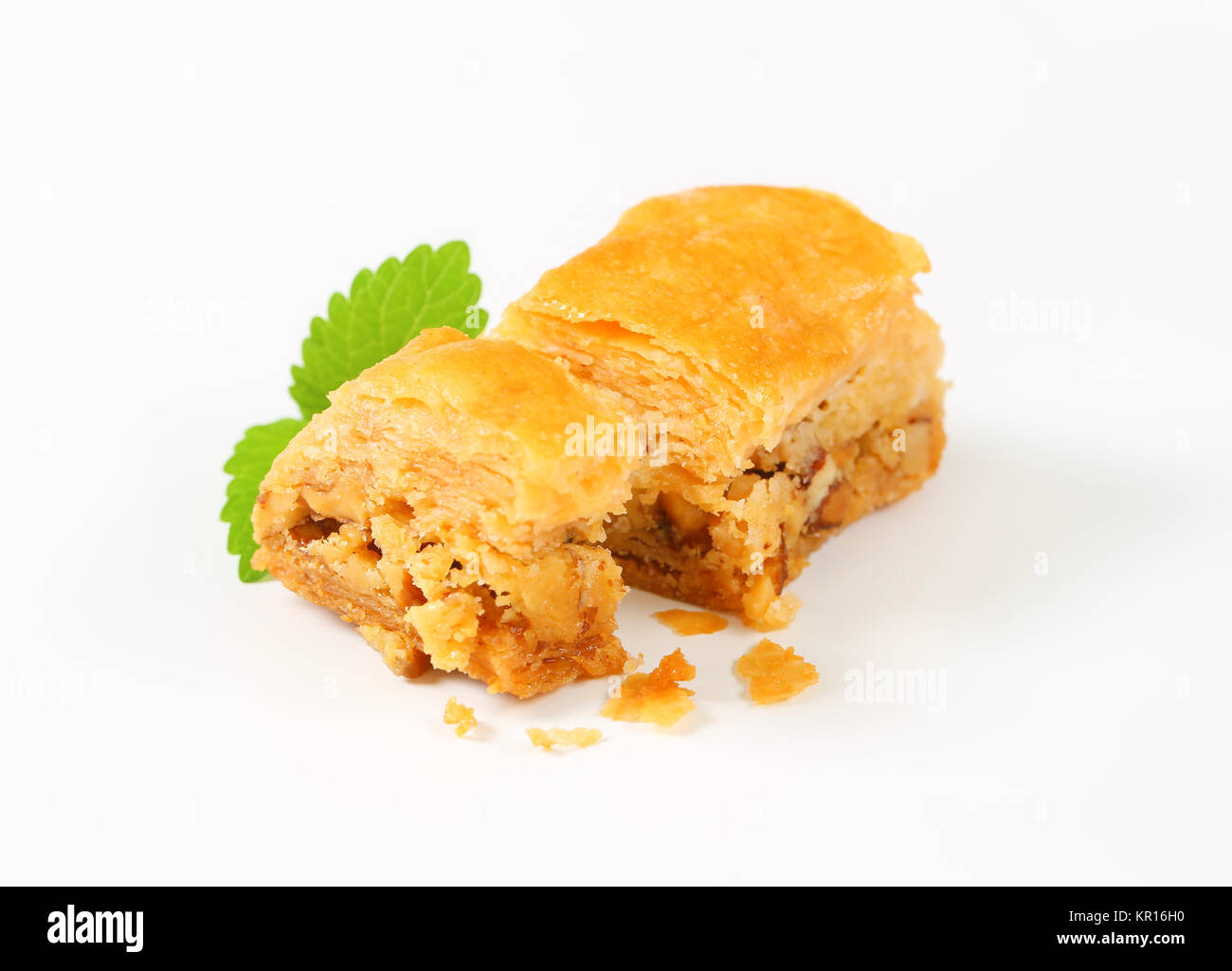 Nut filled layered pastry (Baklava Stock Photo - Alamy
